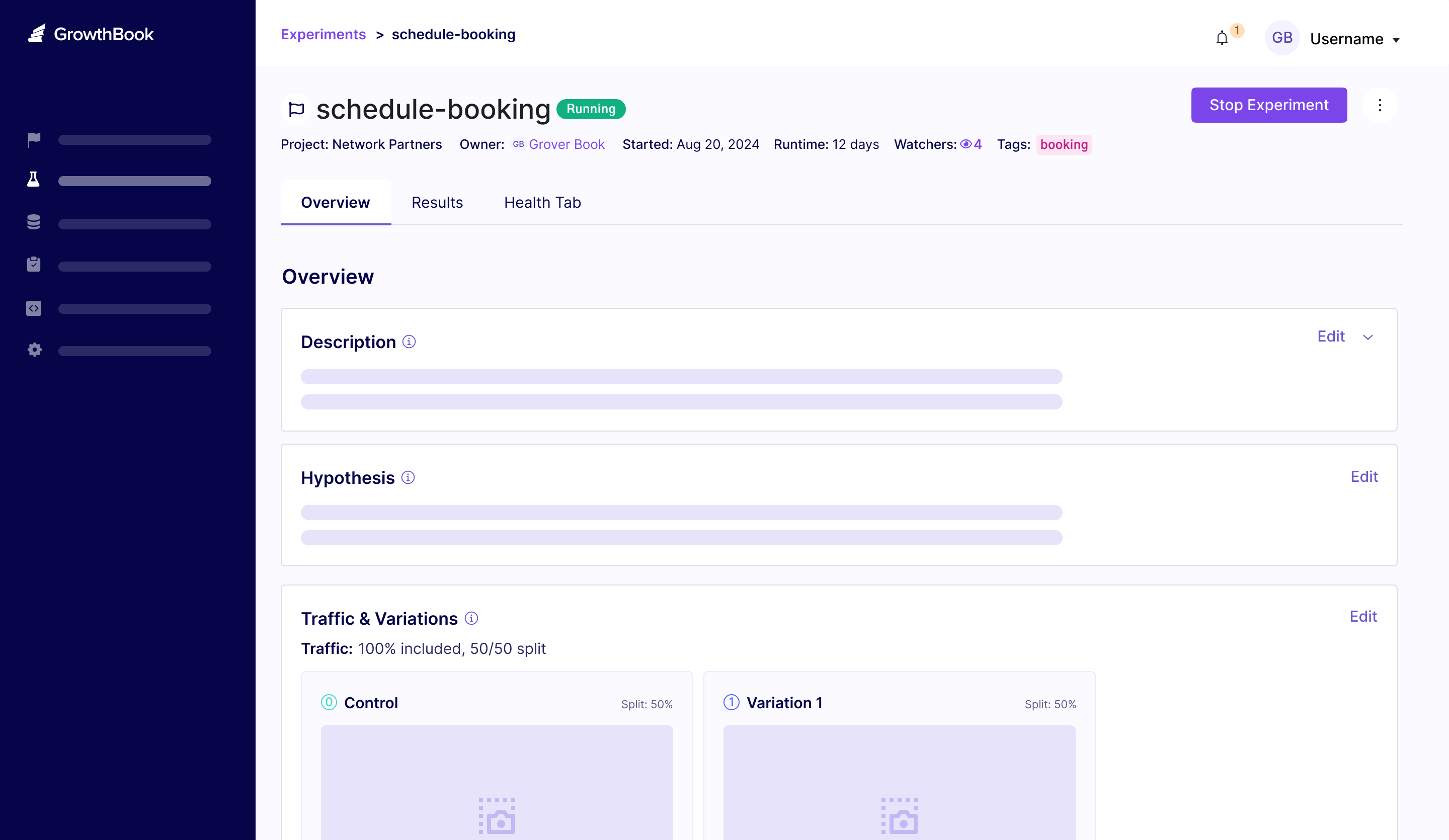 GrowthBook - Experiments